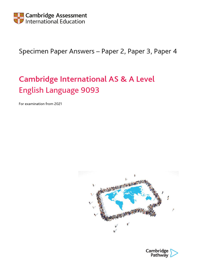 9093 Specimen Paper Answers Paper 2, 3, 4 (For Examination From 2021 ...