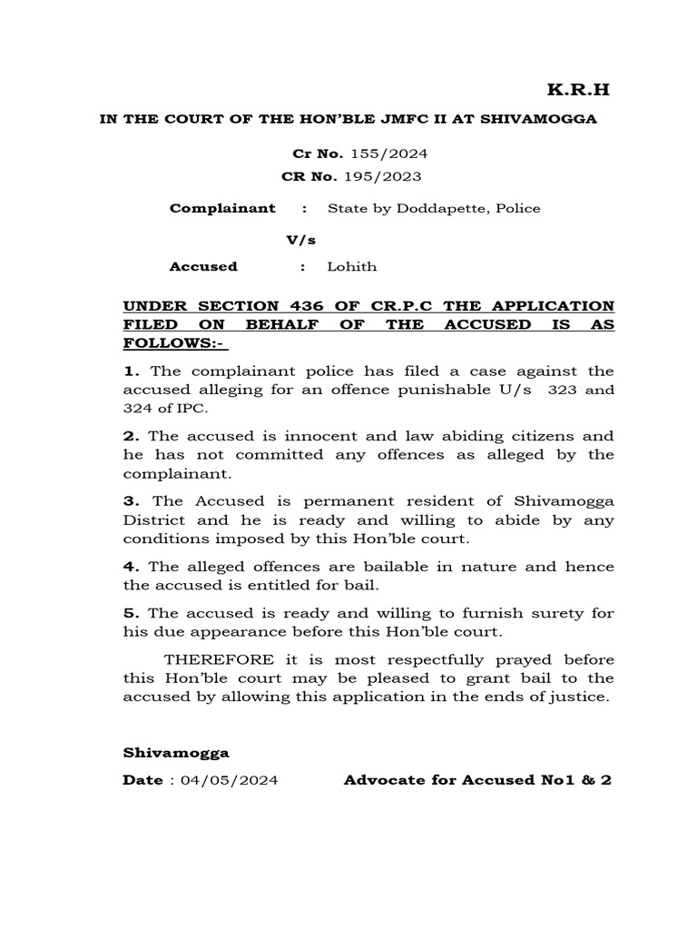 Ipc 324 | Download Free PDF | Bail | Criminal Justice