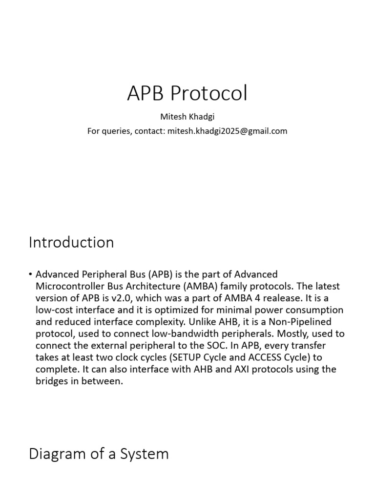 APB Protocol 10 Pages | PDF | Office Equipment | Computing