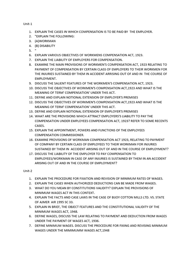 Labour Law | PDF | Cost Of Living | Employment