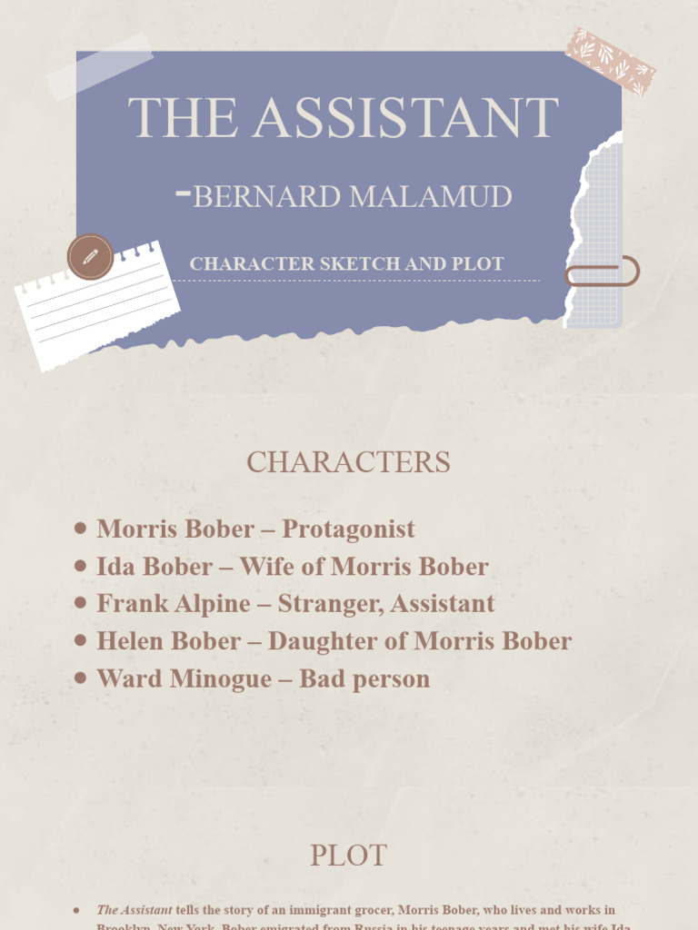The Assistant Plot | PDF
