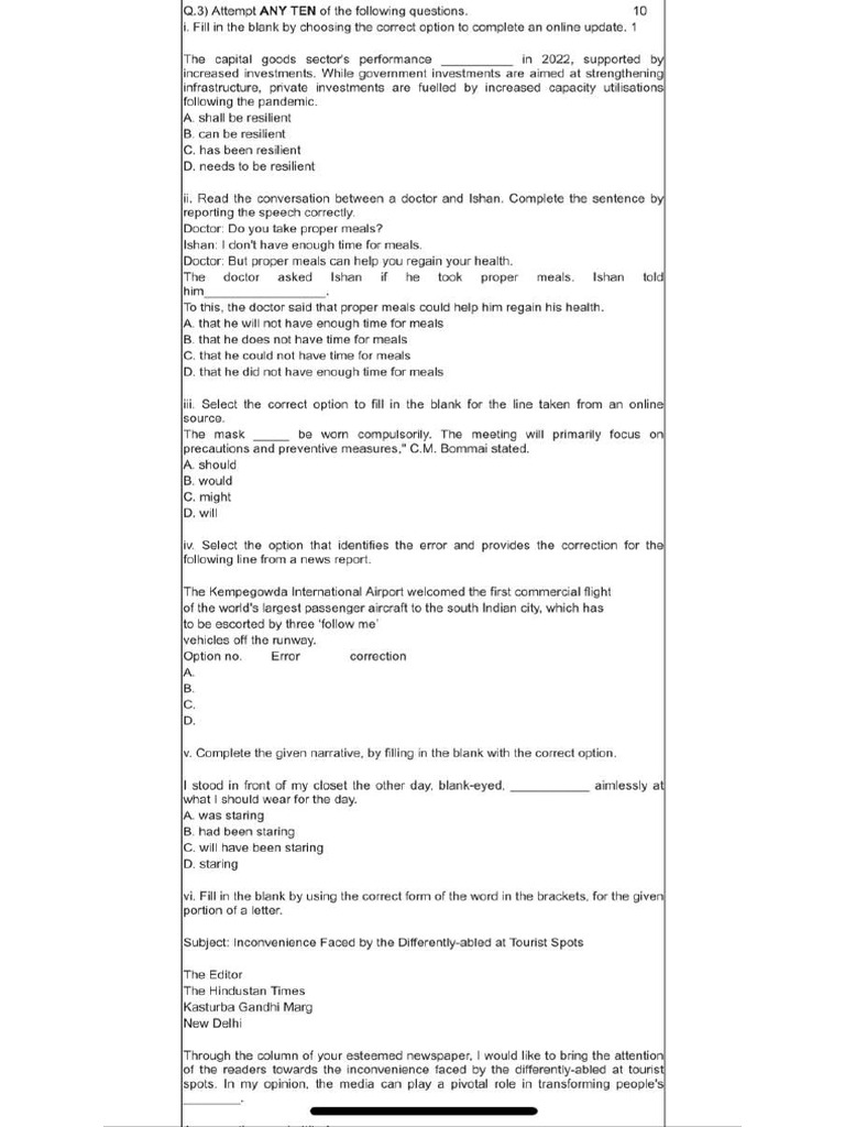 1712667992Grammar assignment | PDF