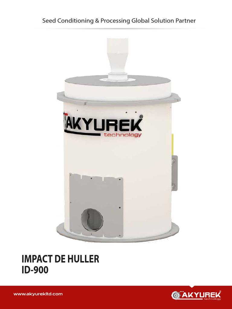 Impact de Huller Id-900 | PDF | Machines | Mechanical Engineering