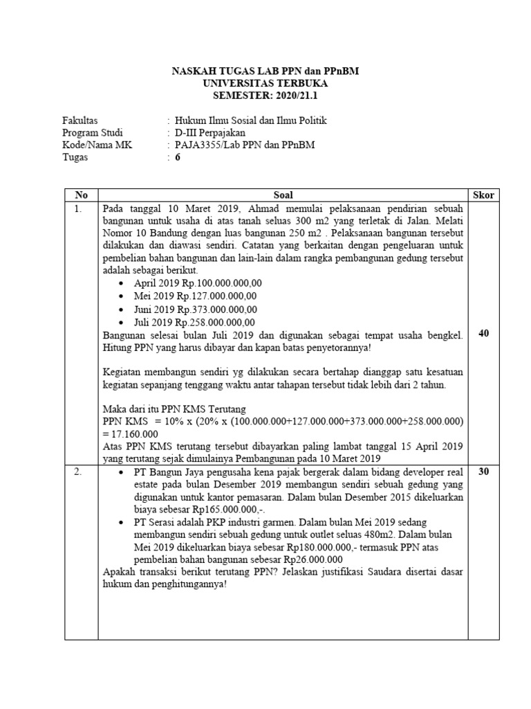 Tugas 6 PAJA 3355 M. Akbar B | PDF