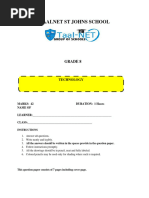 Technology Grade 9 ATP 2026 - Updated | PDF | Stairs | Beam (Structure)