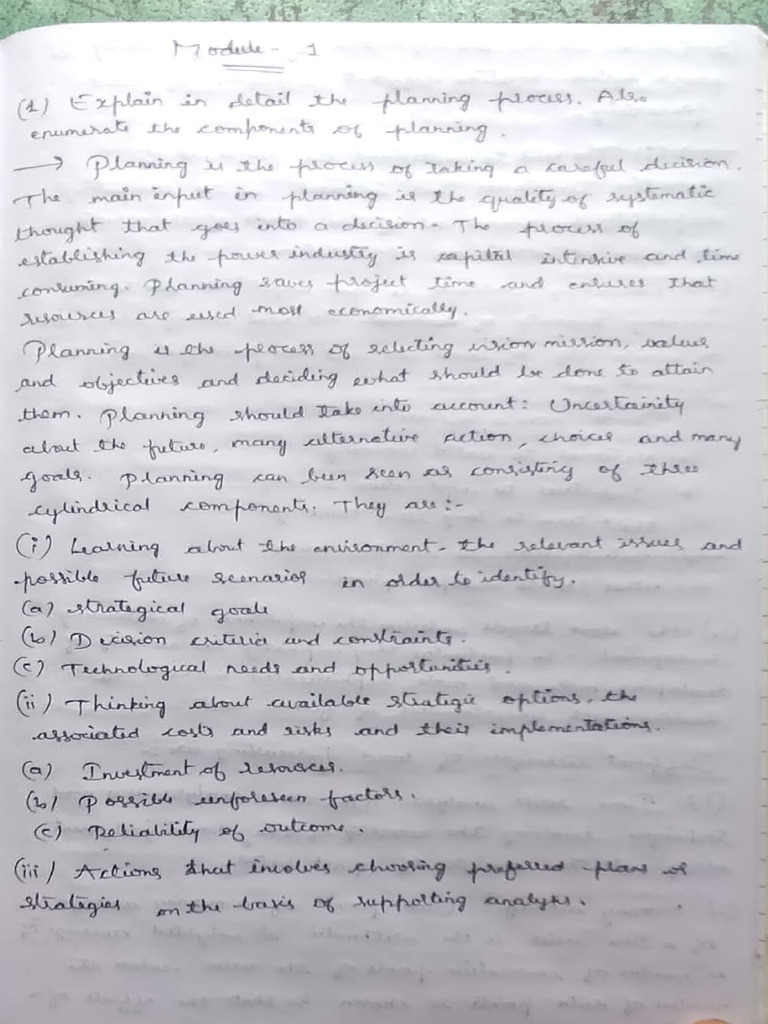 PSP Module 1 Answers | PDF