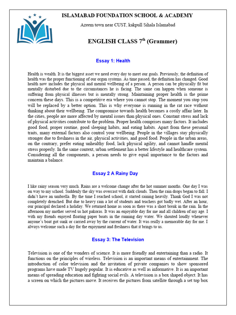 7 TH | PDF | Well Being