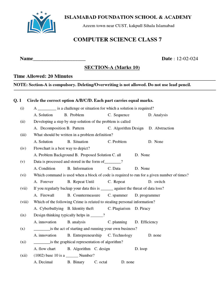 COMPUTER SCIENCE 7th | Download Free PDF | Algorithms | Computing