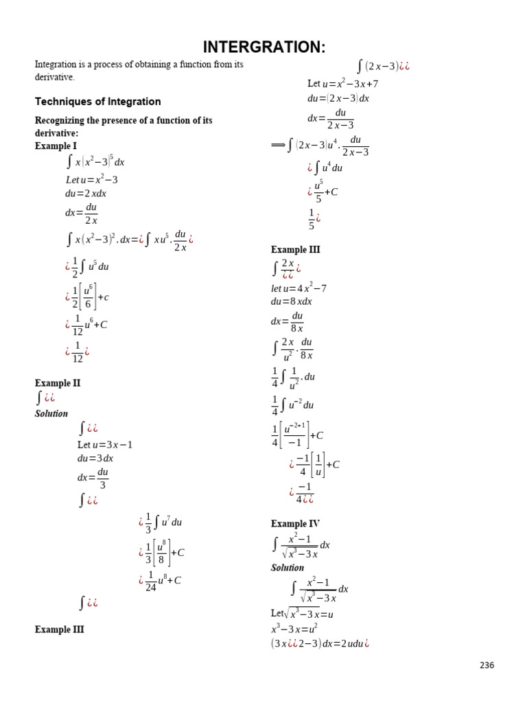 Chapt 9 Integration 1 | PDF | Trigonometric Functions | Mathematics