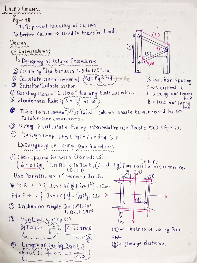 Laced Column SS | PDF