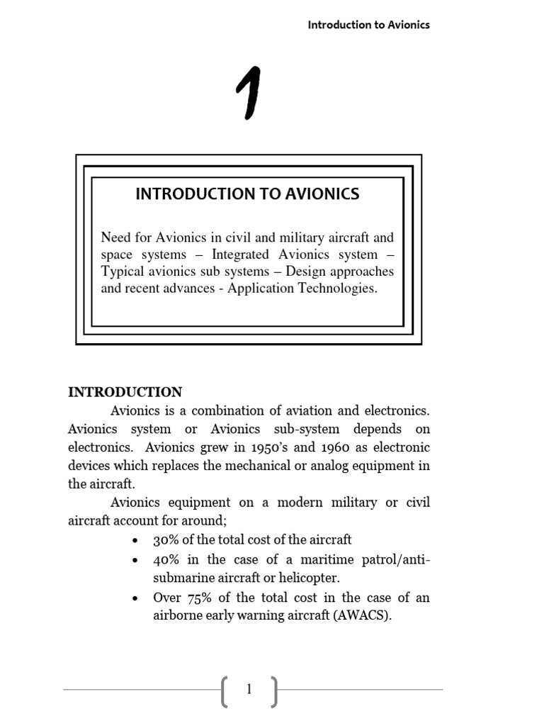 Avionics Vol 1 | PDF | Avionics | Touchscreen