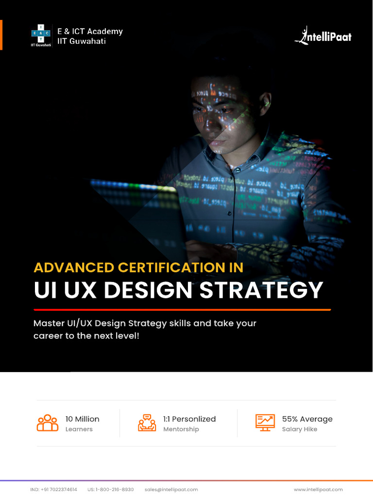 Advanced Certification in UI UX Design Strategy | PDF | Usability ...
