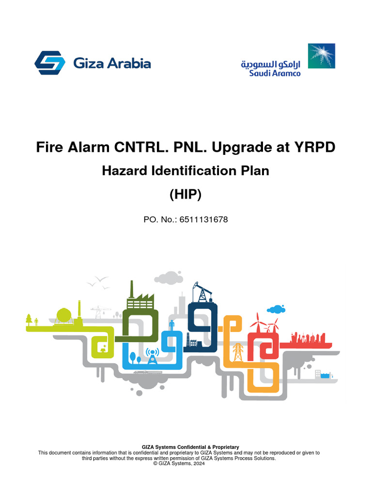 Fire Alarm CNTRL. PNL. Upgrade at YRPD: Hazard Identification Plan (HIP ...