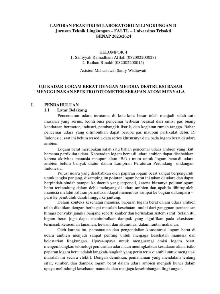 KEL 4 Laporan PB Dan ZN | PDF