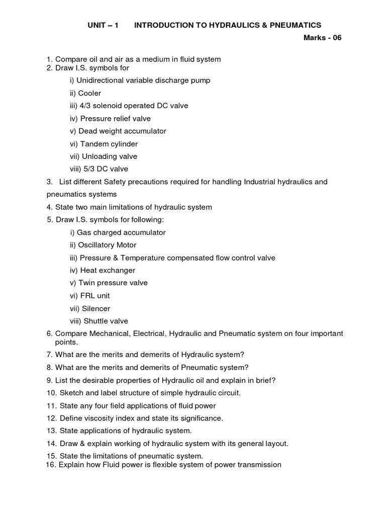 IHP - Chapterwise Que Bank VBU | Download Free PDF | Valve | Pump