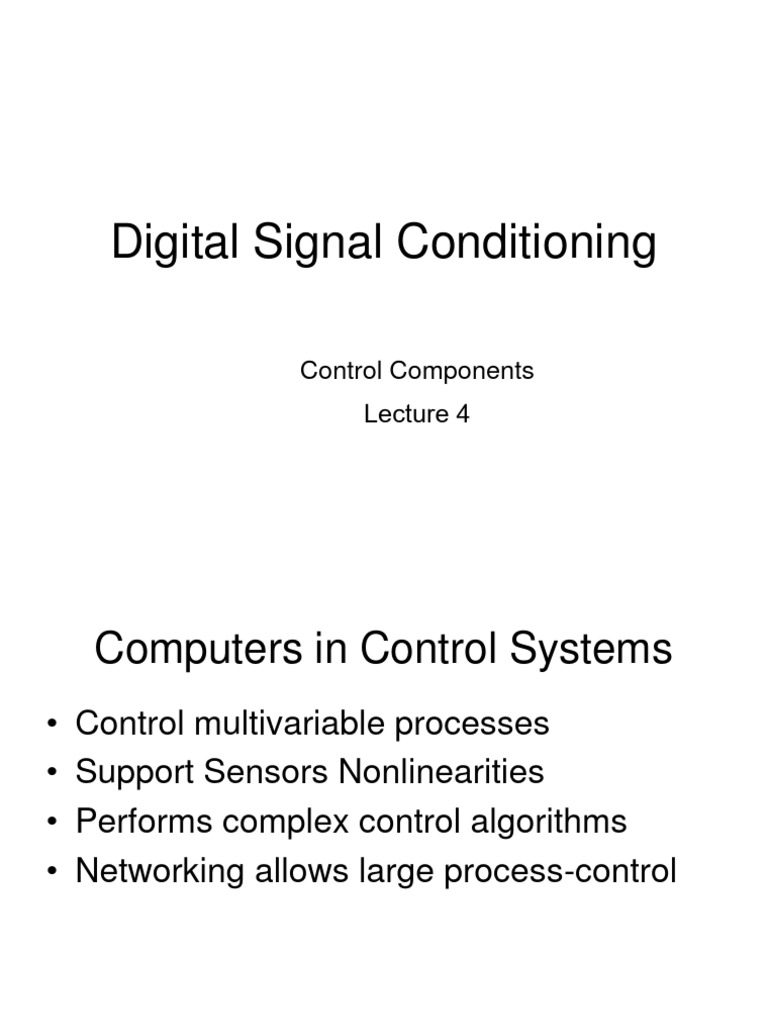 Lecture 3 Slides New | PDF | Analog To Digital Converter | Digital To Analog Converter