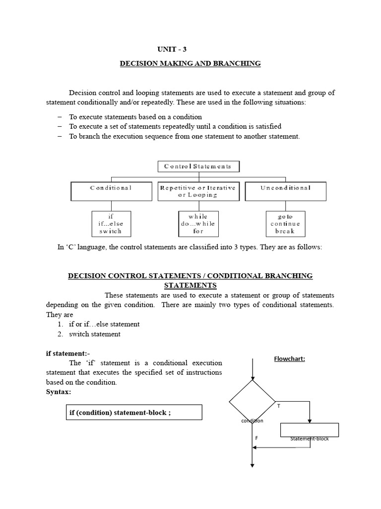 Unit 3 Programming In C Pdf Computer Science Computing