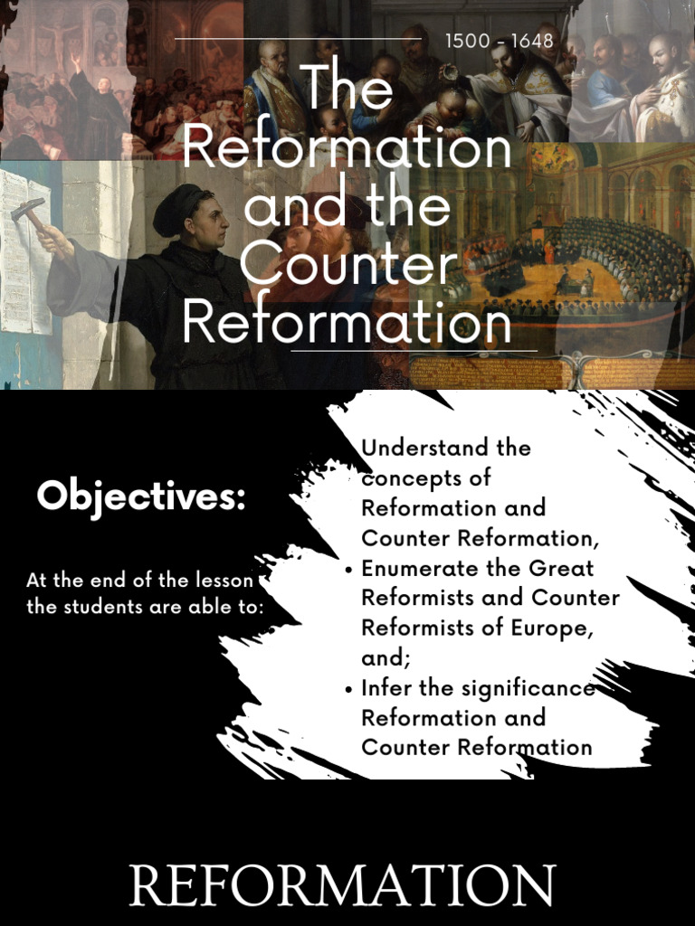 Reformation and Counter Reformation | PDF | Protestantism | John Calvin