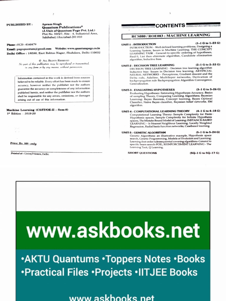 Machine Learning Quantum | PDF