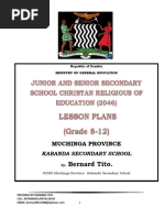 Religious Education Teaching Module Form 1 | PDF | Learning | Faith