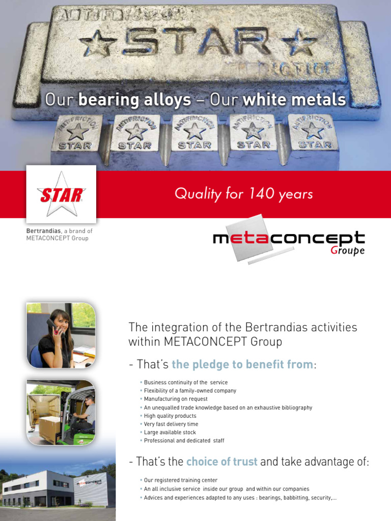 STAR® Bearing Alloys | PDF | Metals | Alloy