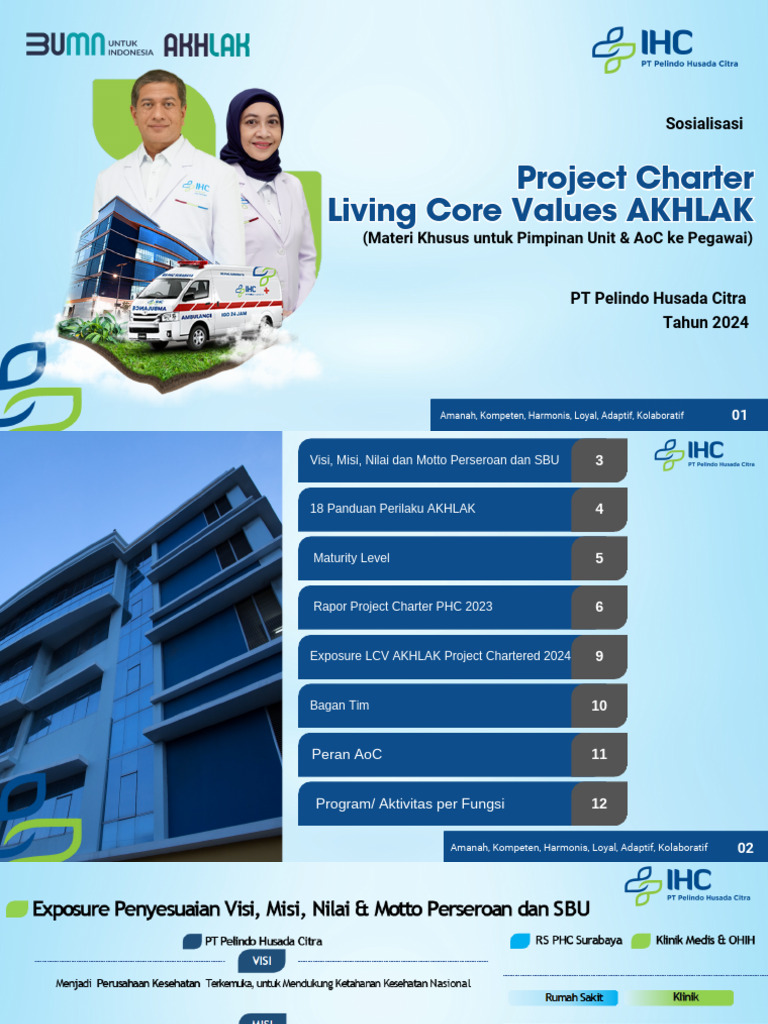 Materi Sosialisasi LCV PHC 2024 - KHUSUS Pimpinan Unit & AoC Ke Pegawai | PDF | Karier ...