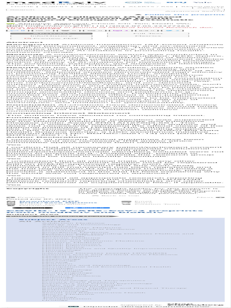 Artificial Intelligence (AI)-Based Chatb | PDF | Medicine | Physical Therapy