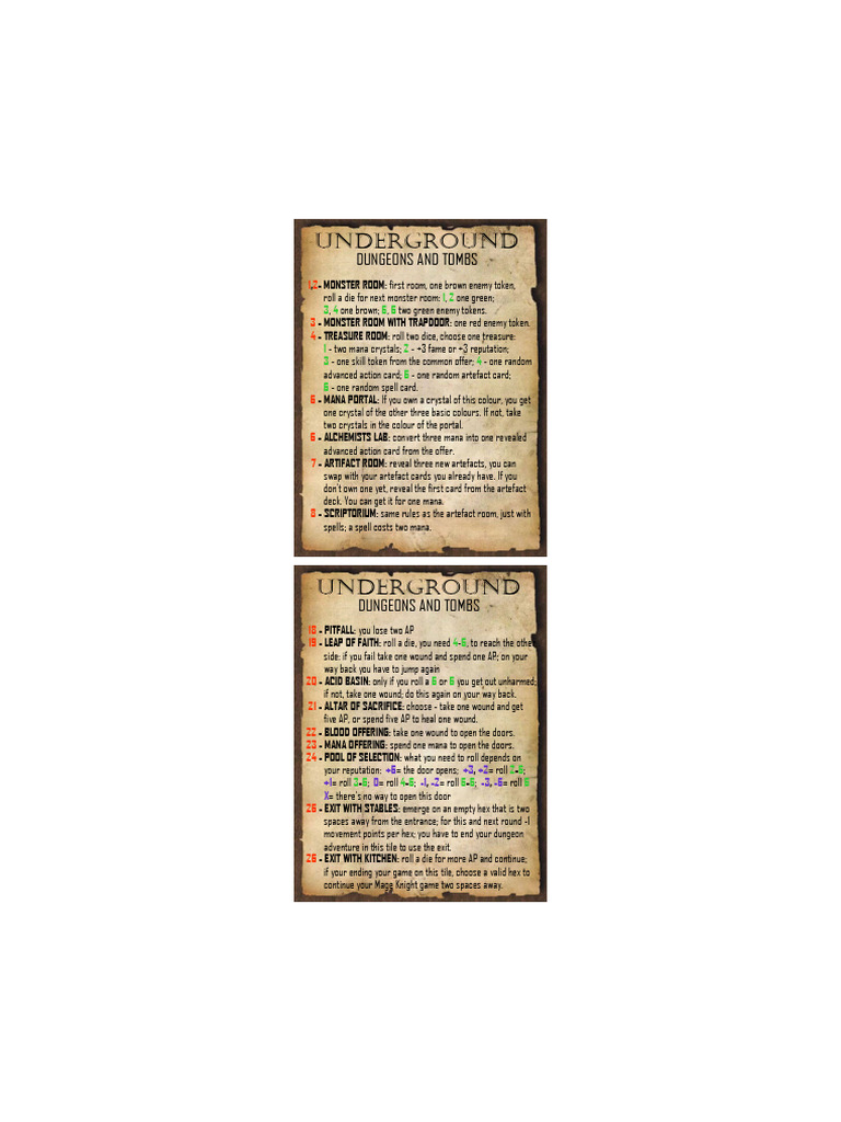 Reference Cards v2 | PDF | Gaming