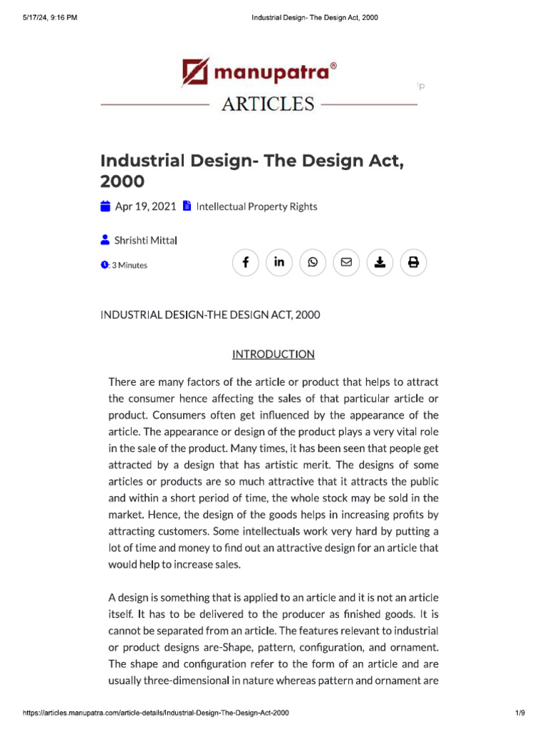 Design Act | PDF