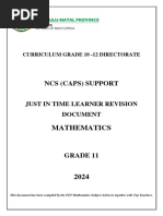 Math Lit Grade 11 P2 Nov Exam Examplar Question Paper 2024 | PDF | Area ...