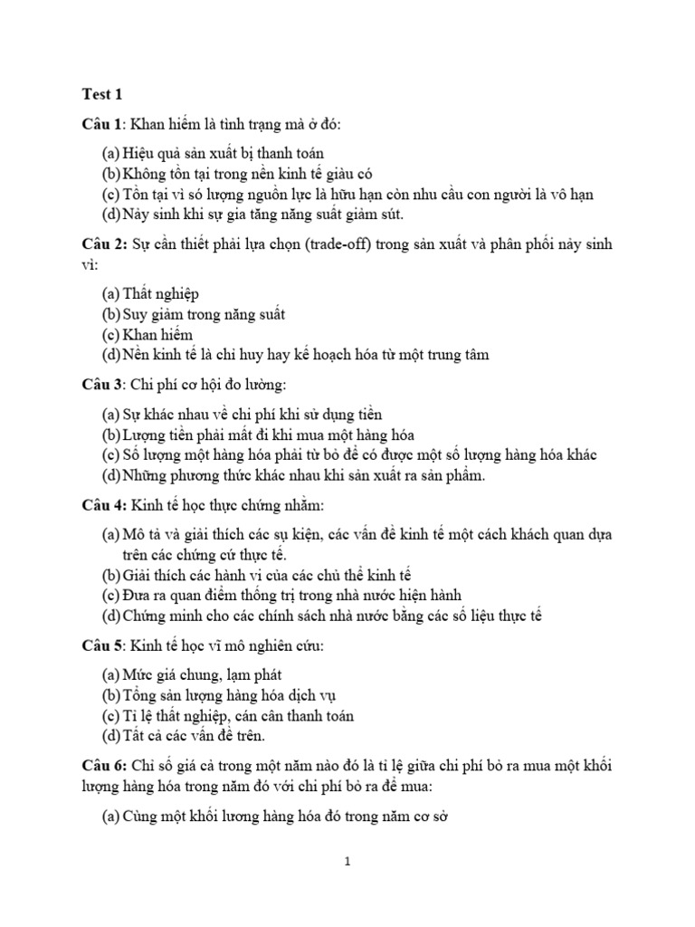 Test 1 | PDF