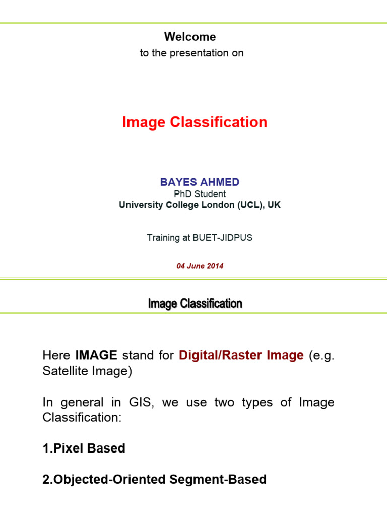 Image Classification - BAYES 1 | PDF | Statistical Classification | Cognitive Science