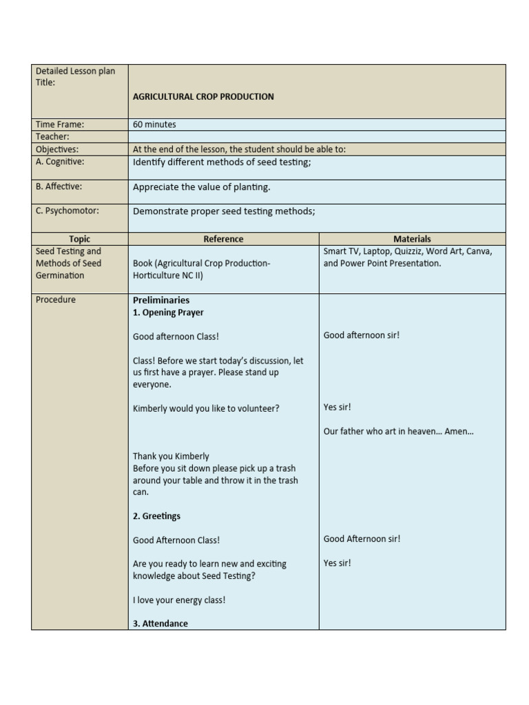 DLP- Seed Testing | PDF | Seed | Germination