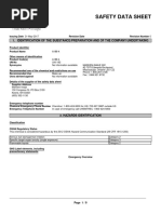 Un 1263 Safety Data Sheet | PDF | Personal Protective Equipment ...