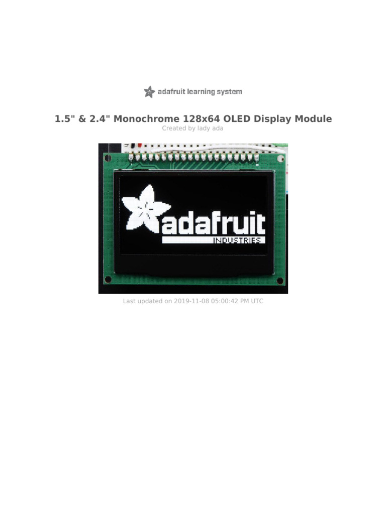 LCD 12864 Datasheet | PDF | Arduino | Computer Science