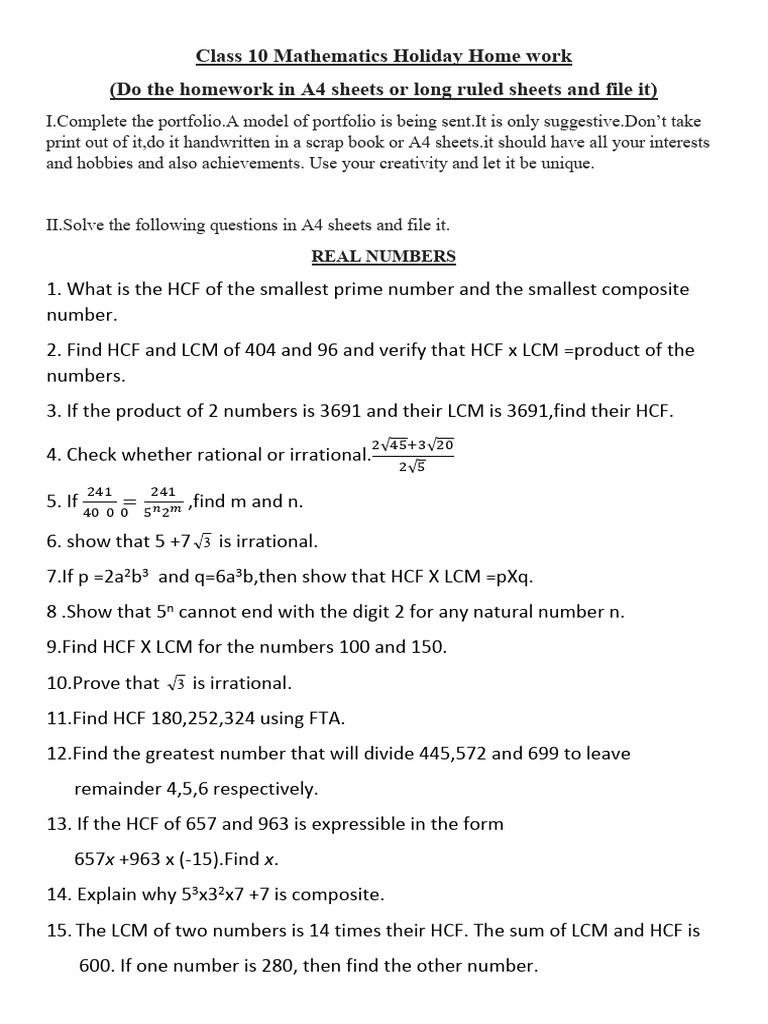 Maths HHW 2024 | PDF | Numbers | Zero Of A Function