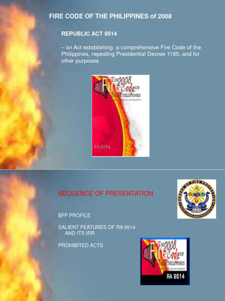 Fire Code of The Philippines 2008 | PDF | Fire Sprinkler System | Fire ...