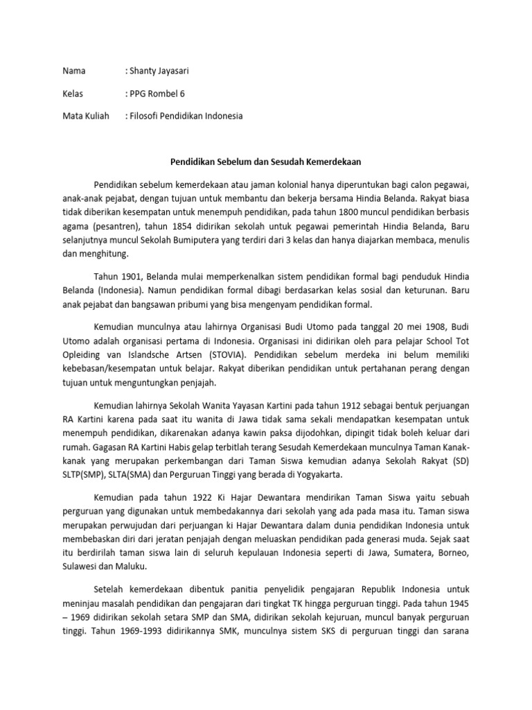 Eksplorasi Konsep Topik 1 Filosofi Pendidikan Indonesia | PDF