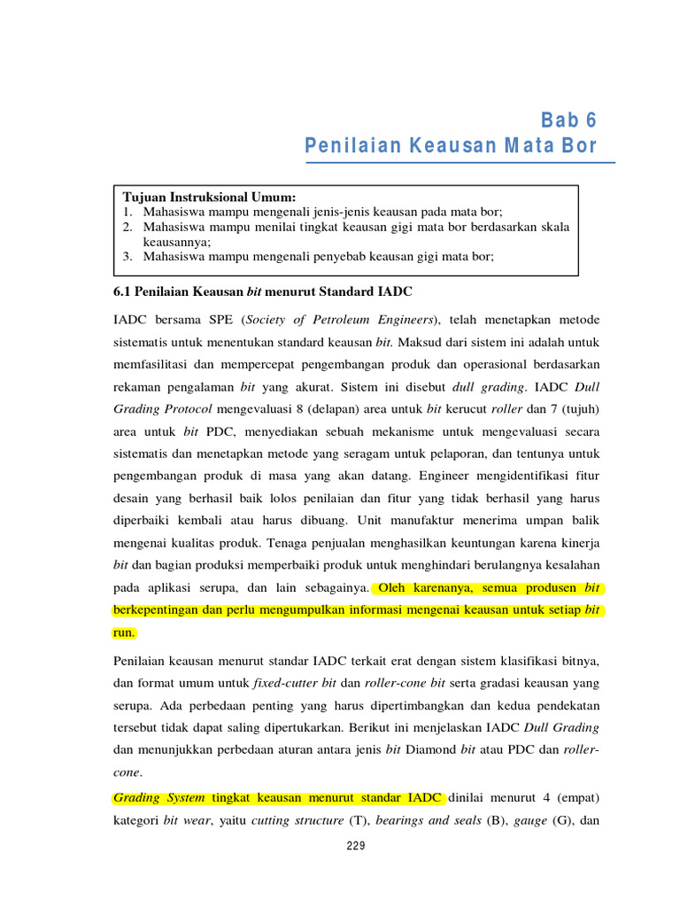 Penilaian Keausan Mata Bor | PDF | Metode & Bahan Ajar | Teknologi ...
