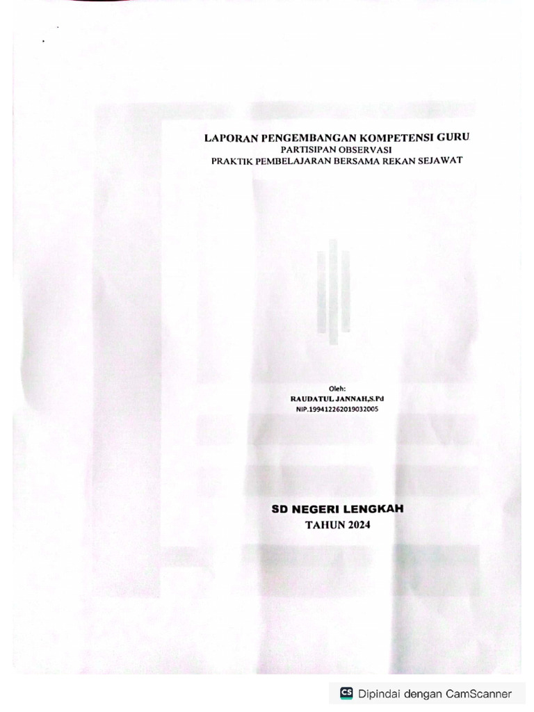 bukti dukung observasi PMM | PDF