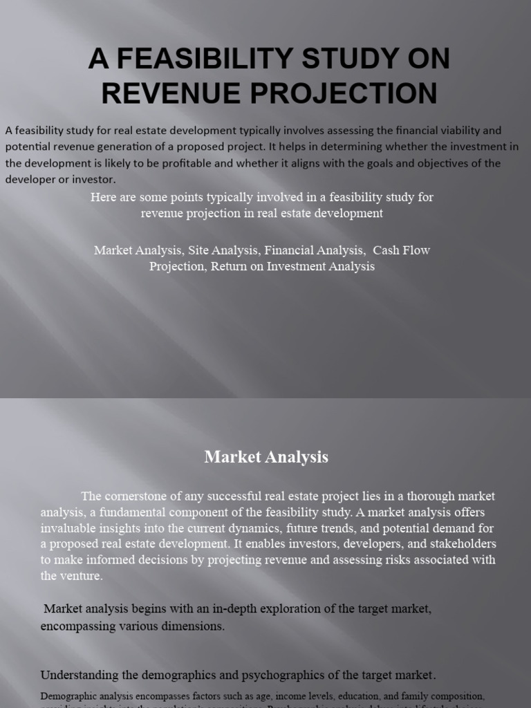 10 A Feasibility Study On Revenue Projection | PDF | Feasibility Study | Return On Investment