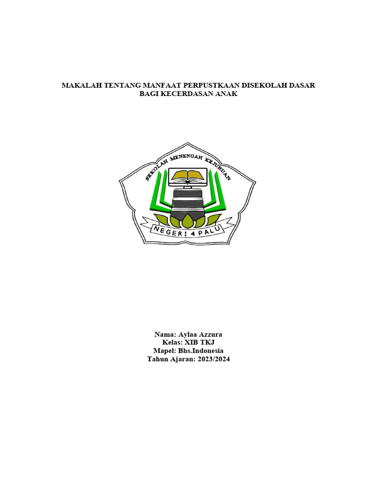 Anggita Fiska 1300005161 Makalah Perpus-1 | PDF
