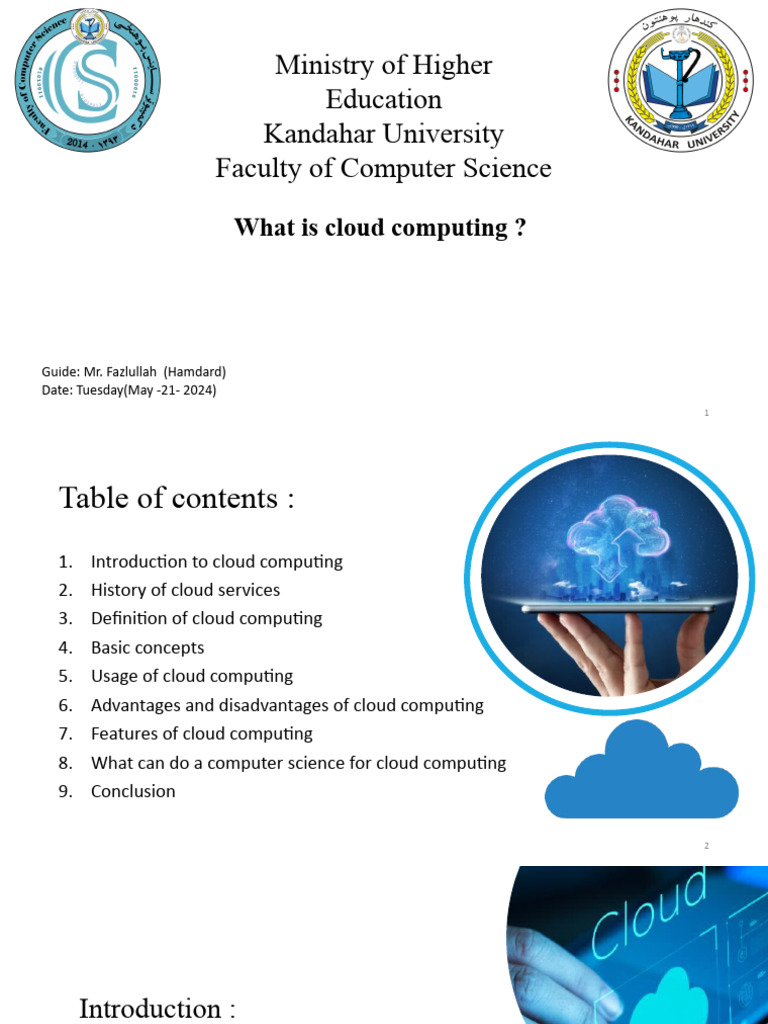 Presentation of English | Download Free PDF | Cloud Computing | Platform As A Service