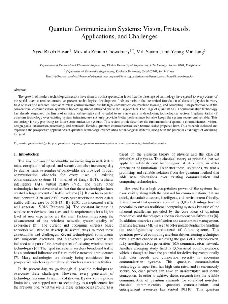 مهاجر | Download Free PDF | Computer Network | Quantum Computing
