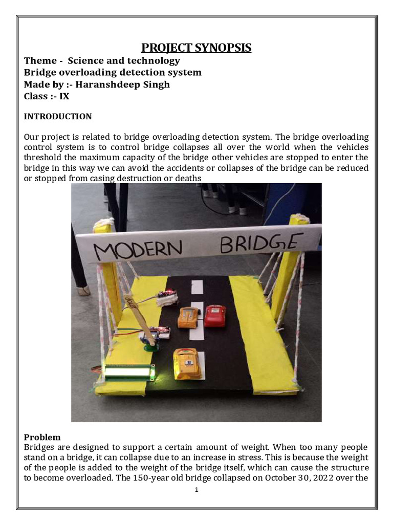SMART BRIDGE-1 | PDF | Bridge | Servomechanism