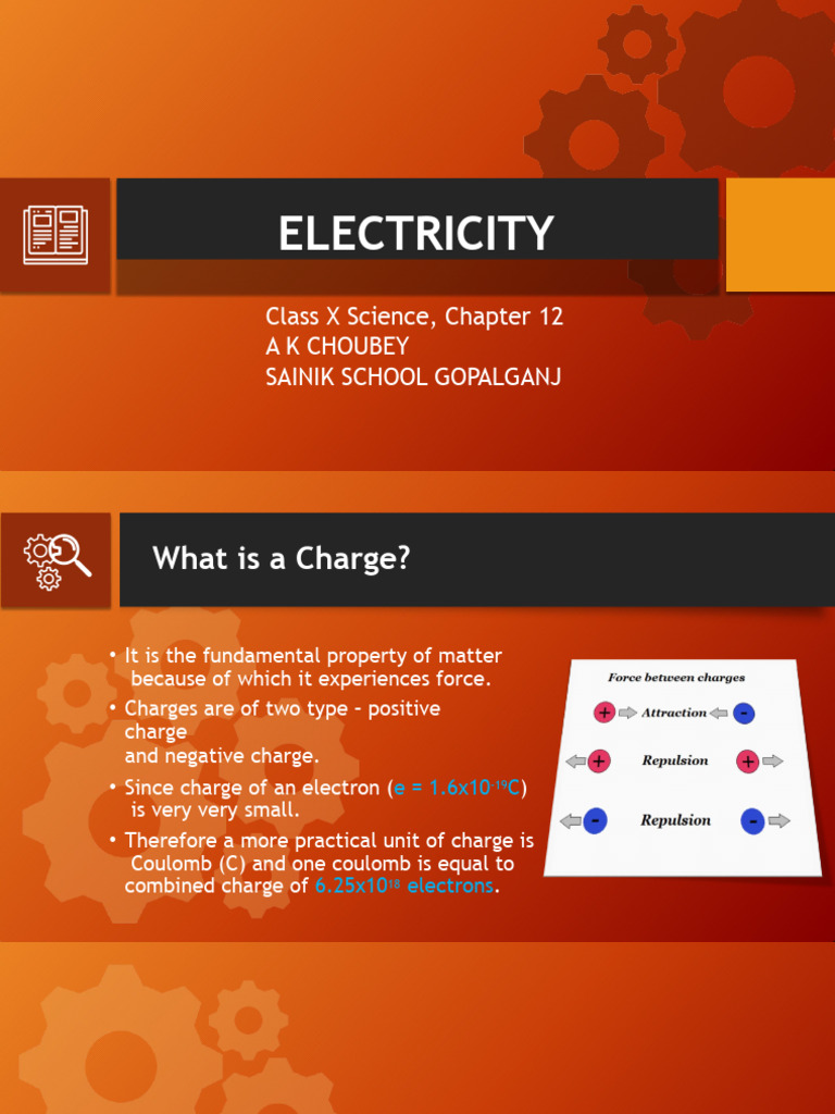 CLASS X - Electricity - PPT - FINAL MODIFIED | PDF | Electrical ...