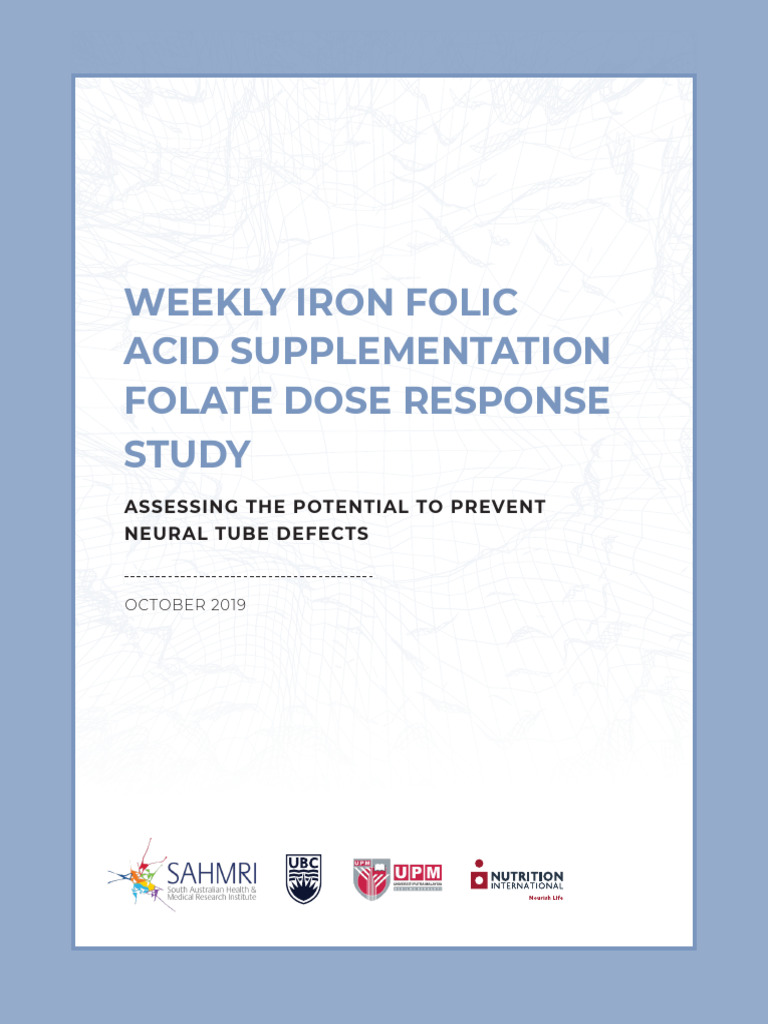 Folic Acid Dose Response Study Protocol | PDF | Dietary Supplements ...
