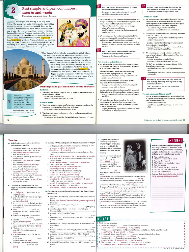 2.PAST SIMPLE PAST CONTINUOUS | PDF