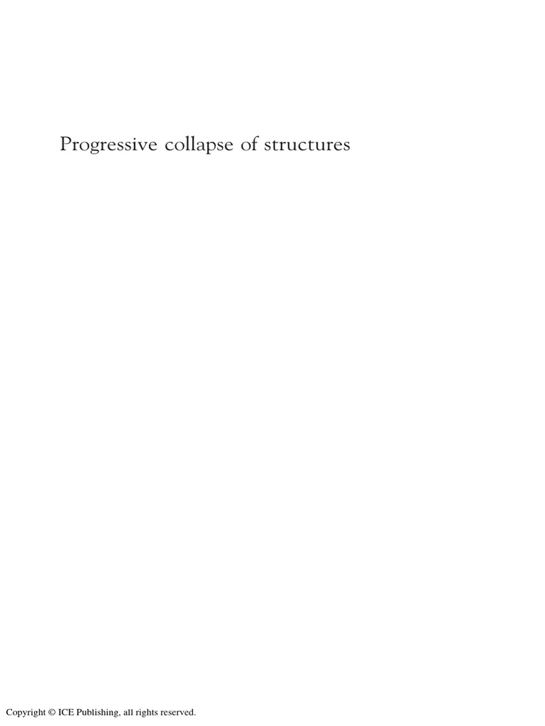 Progressive Collapse of Structures | PDF | Prestressed Concrete ...