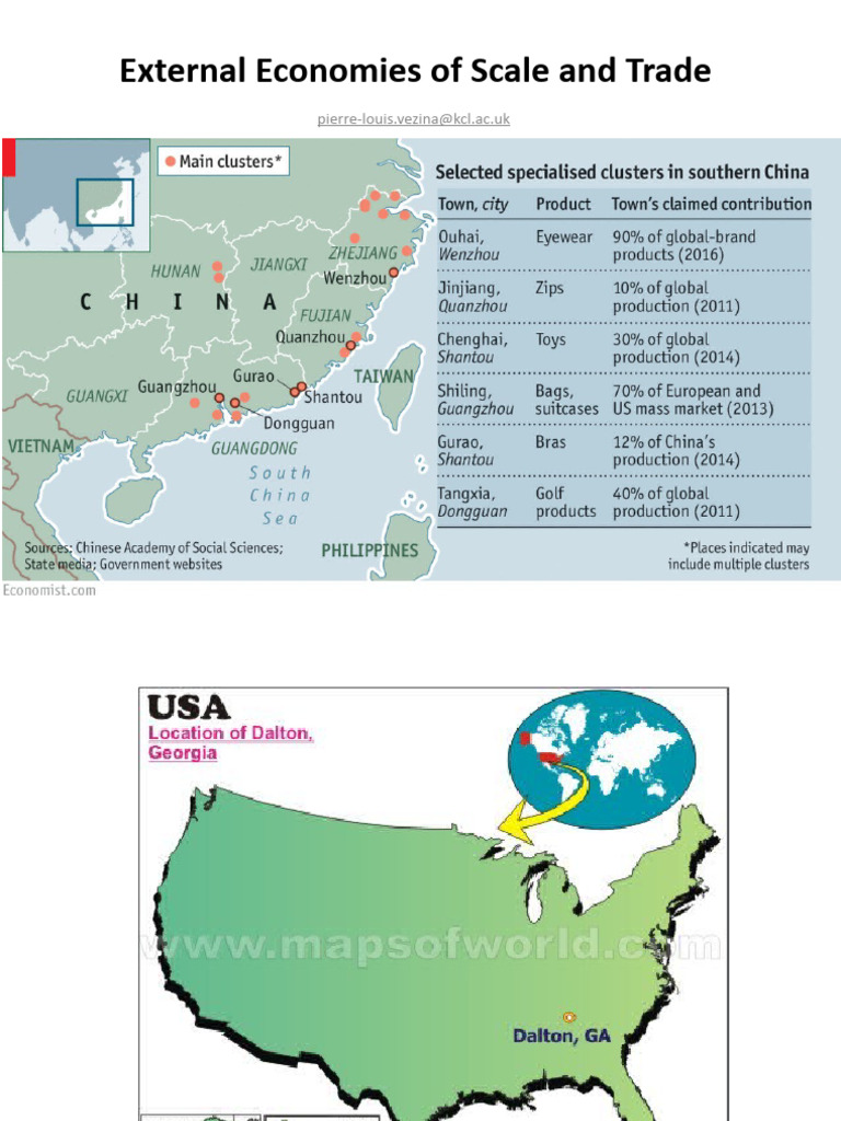 External Economies of Scale and Trade | PDF | Economies Of Scale | Trade